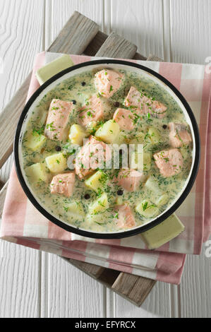 Kalakeitto. Finnish fish stew Stock Photo - Alamy
