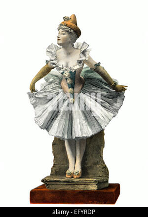 A Pierrette, a female Pierrot, c. 1895, by Stehle Stock Photo - Alamy