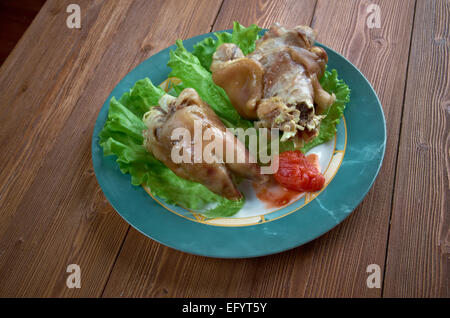 Crubeens - Irish food made of boiled pigs' feet Stock Photo - Alamy