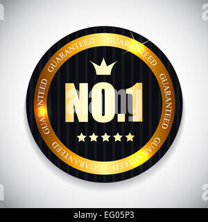 winner emblem golden no. 1 label design Stock Vector Art & Illustration ...