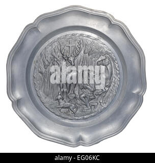 Vintage ornate European art plate Stock Photo - Alamy
