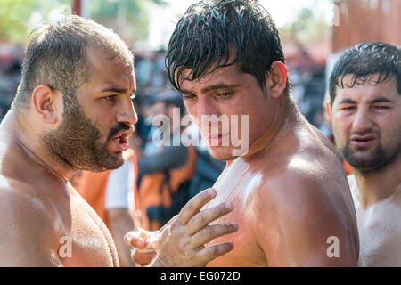 Oiled Wrestlers, Kirkpinar Stock Photo - Alamy