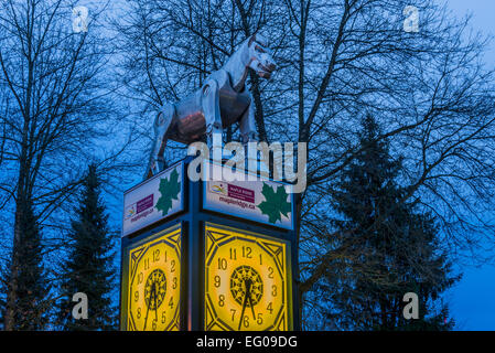 The Beast, Horse Clock Tower, District of Maple Ridge, British Columbia ...