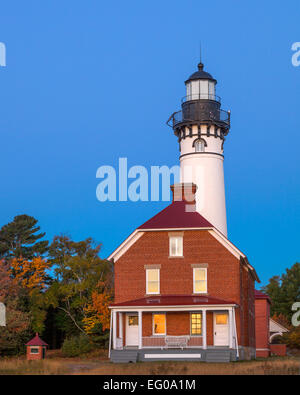 The Au Sable Point Lighthouse At The Pictured Rocks National Lakeshore ...