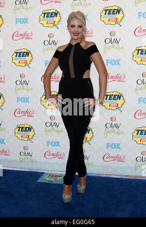LOS ANGELES - AUG 10: Hailey Reese at the 2014 Teen Choice Awards at ...