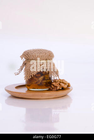 Green walnut jam Stock Photo - Alamy