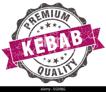 premium quality kebab red grungy stamp on white background Stock Photo ...