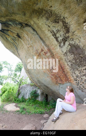 Diana’s Vow Cave Paintings Mashonaland Zimbabwe busman paintings cave ...