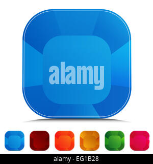 An image of a square gemstone button set Stock Photo - Alamy