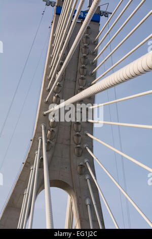 Luas bridge at Dun Drum, Dublin Stock Photo - Alamy