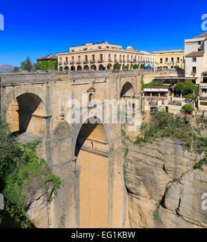 Ronda, Puente Nuevo Arch (Puente Nuevo Bridge Stock Photo - Alamy