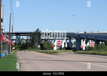 Freeway interchange in Houston Texas Stock Photo - Alamy