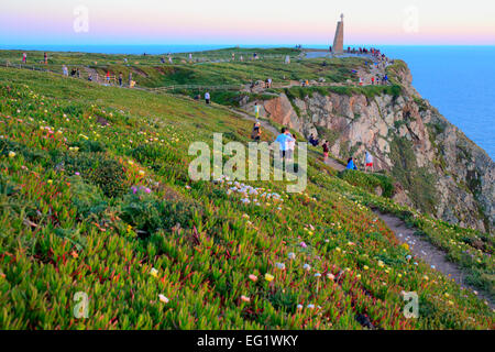 Sunset at Cabo da Roca; Portugal Stock Photo - Alamy