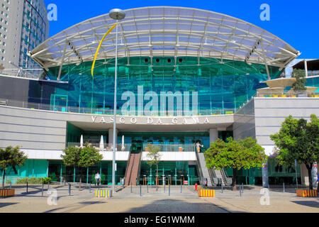 roof of the building of the Vasco da Gama shopping center in Lisbon ...