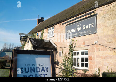 Hanging Gate , english pub and restaurant in the Derbyshire village of ...
