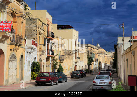 Old street in Mosta. Malta Stock Photo - Alamy