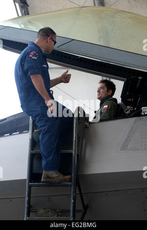 154th Force Support Squadron Airmen assemble for a uniform inspection ...