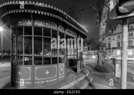 Old tram shelter built in 1924 at The Cock. Kingsthorpe Northampton ...