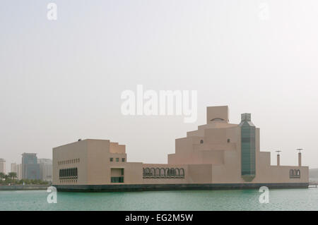 Sandstorm in Doha, Museum of Islamic Art, Qatar Stock Photo - Alamy