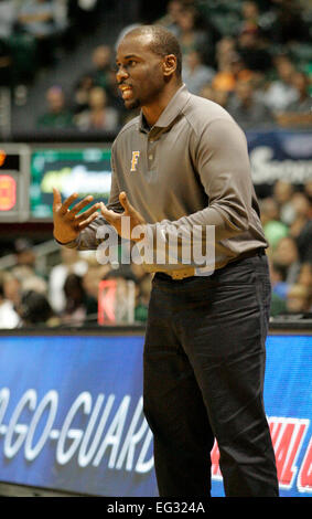 Cal State Fullerton head coach Dedrique Taylor is seen during a ...