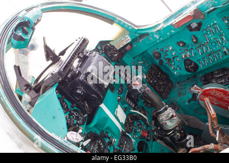 Control Panel jet fighter Stock Photo - Alamy