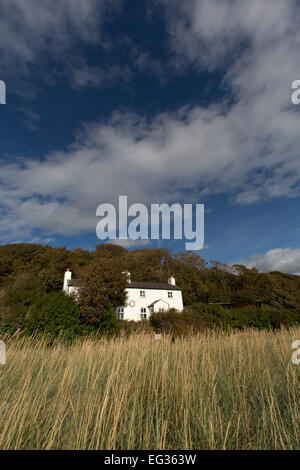 Area of Thurstaston, Wirral. Picturesque view of Sally’s Cottage (Shore ...