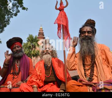 Sivasagar, Assam, India. 15th Feb, 2015. A Singpho tribal man in ...