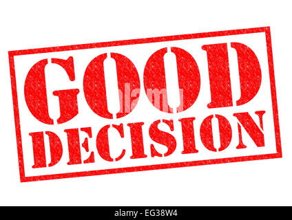 DECISION MAKING red Rubber Stamp over a white background Stock Photo ...