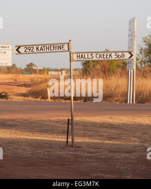 Outback signpost, Australia Stock Photo - Alamy
