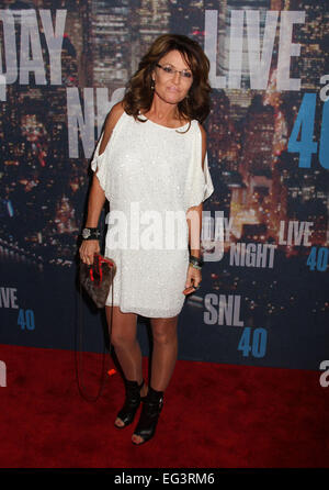 Sarah Palin attends the SNL 40th Anniversary Special at 30 Rockefeller ...