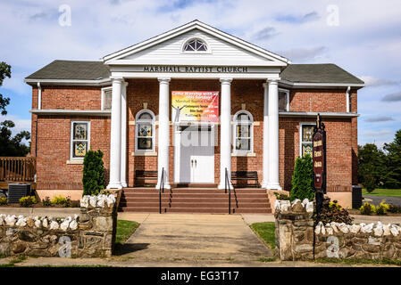 Marshall Baptist Church, Winchester Road, Marshall, Virginia Stock ...