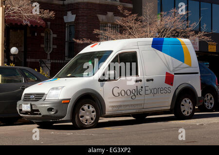 Google Express delivery van - Washington, DC USA Stock Photo - Alamy