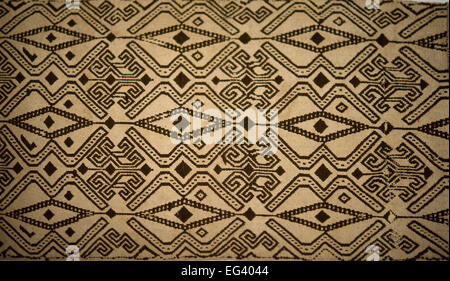 Traditional dayak weaving, Sarawak Cultural Village, Kuching, Malaysia ...