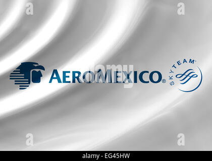 Aero Mexico logo symbol icon flag emblem Stock Photo - Alamy