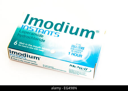 Box Of Imodium Instants Loperamide Hydrochloride box tablets packet cut ...