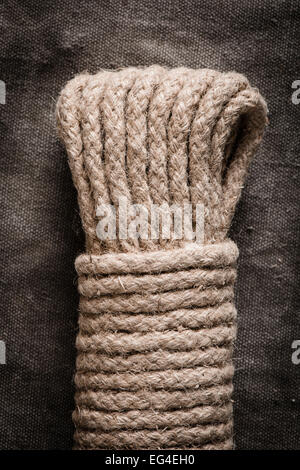 close up top view shot of old shop teather sitting near the table with ...