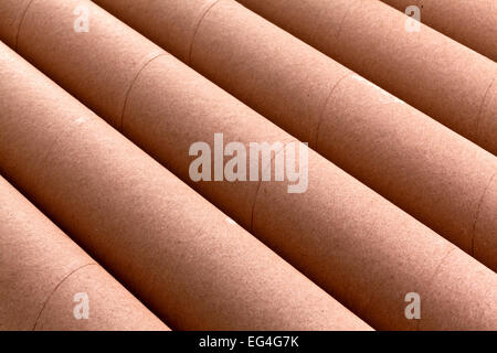 detail of classic cardboard pipe Stock Photo - Alamy