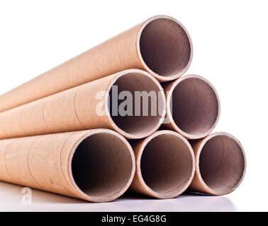 detail of classic cardboard pipe Stock Photo - Alamy