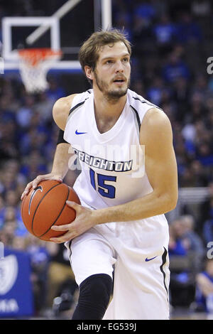Omaha, Nebraska, USA. 16th Feb, 2015. Butler Bulldogs forward TYLER ...