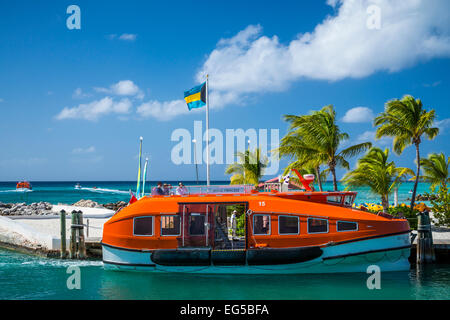 The Regal Princess tender boats in operation at Princess Cays, Bahamas ...