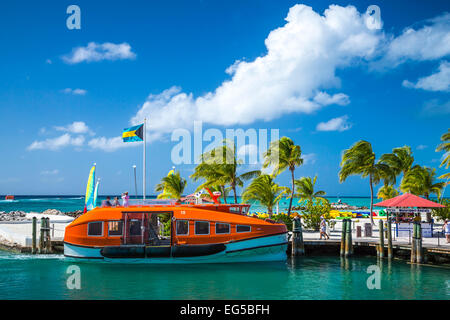 The Regal Princess tender boats in operation at Princess Cays, Bahamas ...