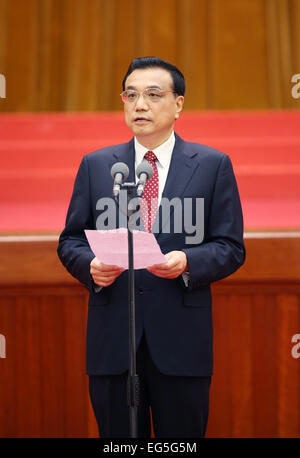 Beijing, China. 17th Feb, 2015. He Dacheng (R) of China's Beijing Guoan ...