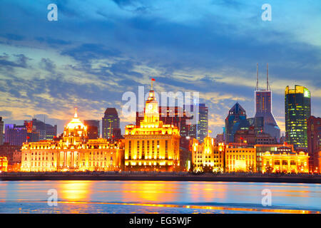 The Bund or Waitan is a waterfront area in central Shanghai, China ...