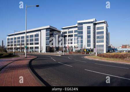 Modern office block at 5 Callaghan Square, Cardiff City Centre Stock ...