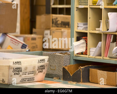 Post Office Parcel Sorting Room Victorian period Stock Photo: 59256297 ...