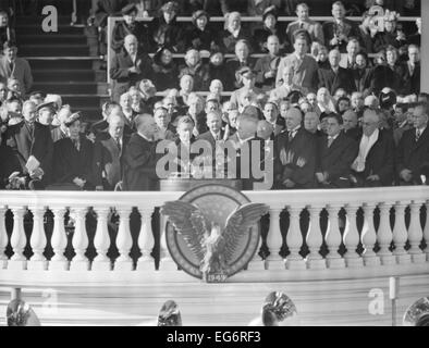 President Harry Truman being sworn into office for his second term. Jan ...