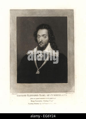 George Clifford 3rd Earl of Cumberland,1558 - 1605. English peer ...