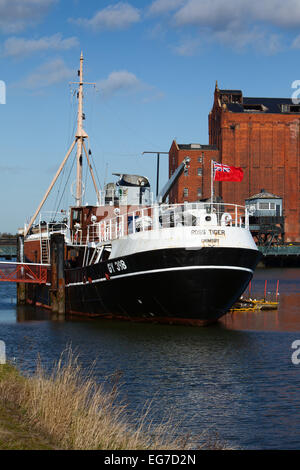 The Ross Tiger, a 1957 side-winder fishing trawler that was converted ...