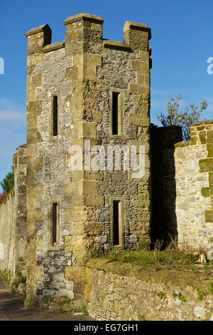 Small castle turret in Arundel, West Sussex, England, UK Stock Photo ...
