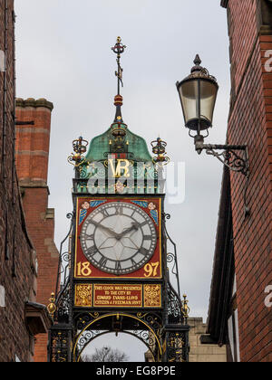 Victorian Clock Chester Stock Photo - Alamy